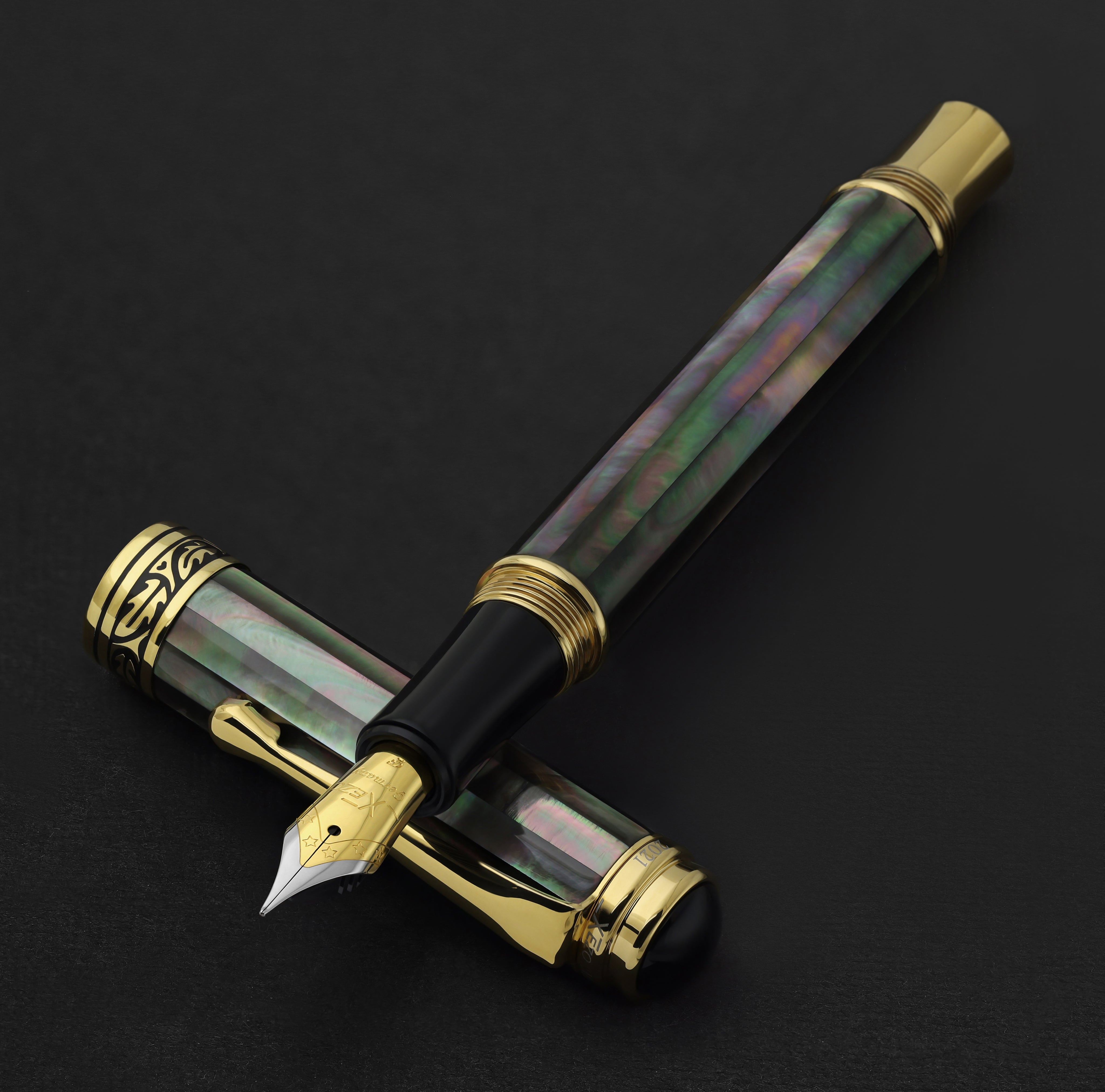 Xezo | Maestro Tahitian Black MOP F | Maestro Tahitian Black MOP F