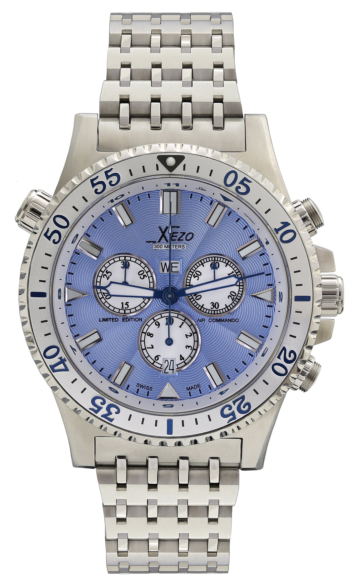 Xezo | Air Commando D45-SB | Xezo Air Commando 300-Meter Water ...